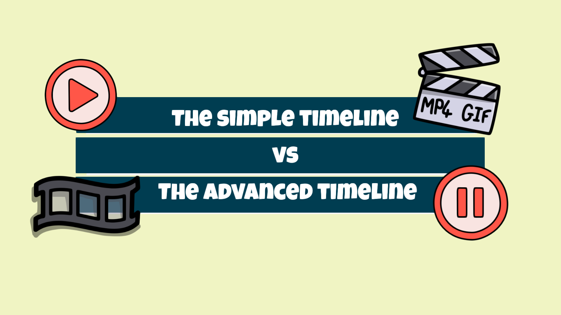 Advanced vs Simple Timeline